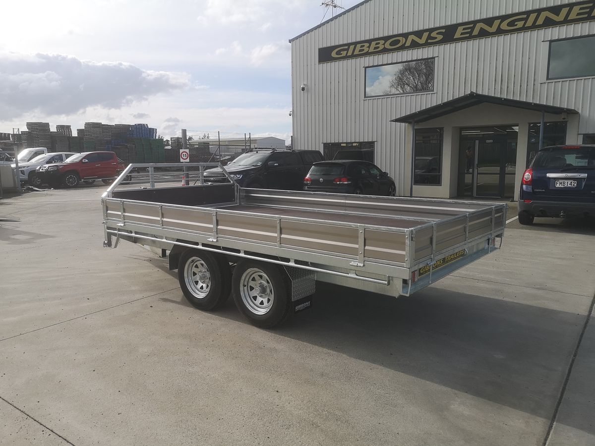 Tandem Flat Top Trailers | Trailers for Sale | Gibbons Engineering - NZ
