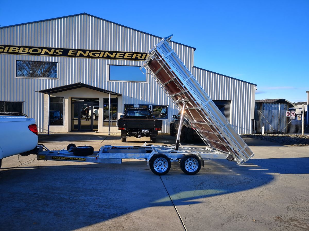 Single Axle Hydraulic Tipping | Trailers for Sale | Gibbons Engineering ...