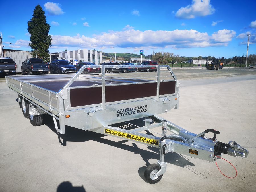 Tandem Flat Top Trailers | Trailers for Sale | Gibbons Engineering - NZ